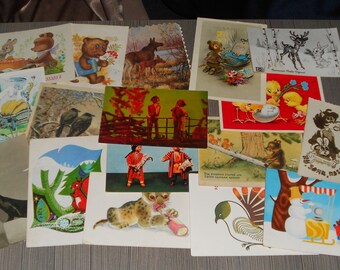 Russian postcards | Etsy