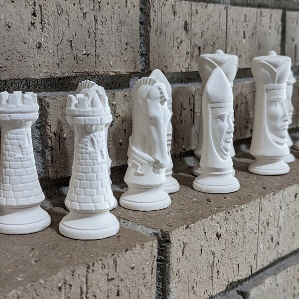 Ceramic Chess Set - Etsy