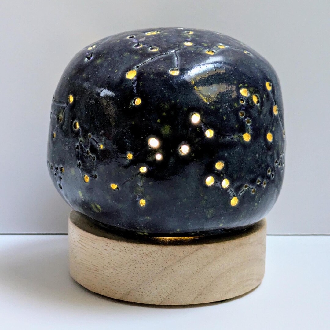 Blue Galactic Celestial Accent Night Light | Accent Lamp - Etsy