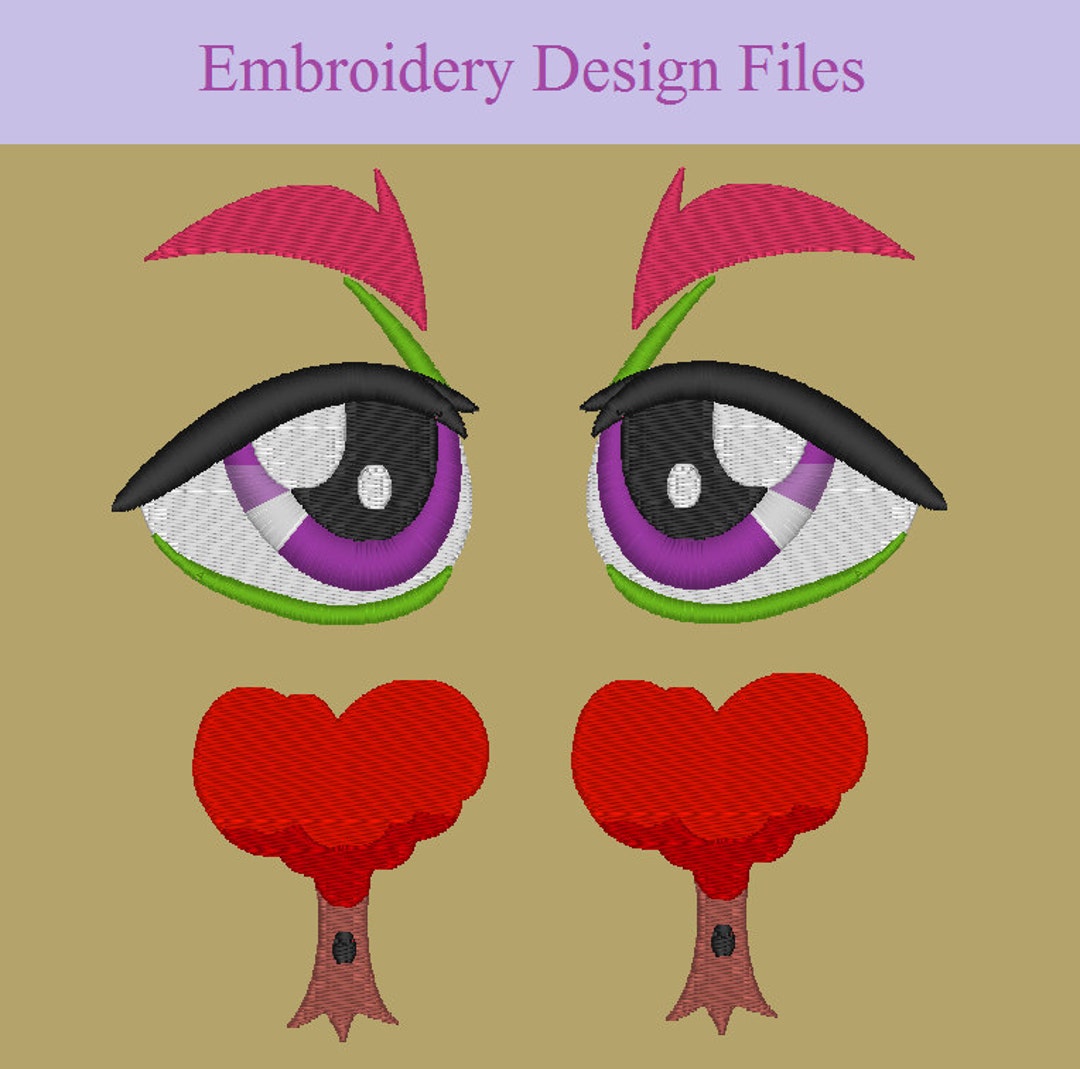 Mlp:fim Tree Hugger Eye and Cutie Mark PES Set - Etsy