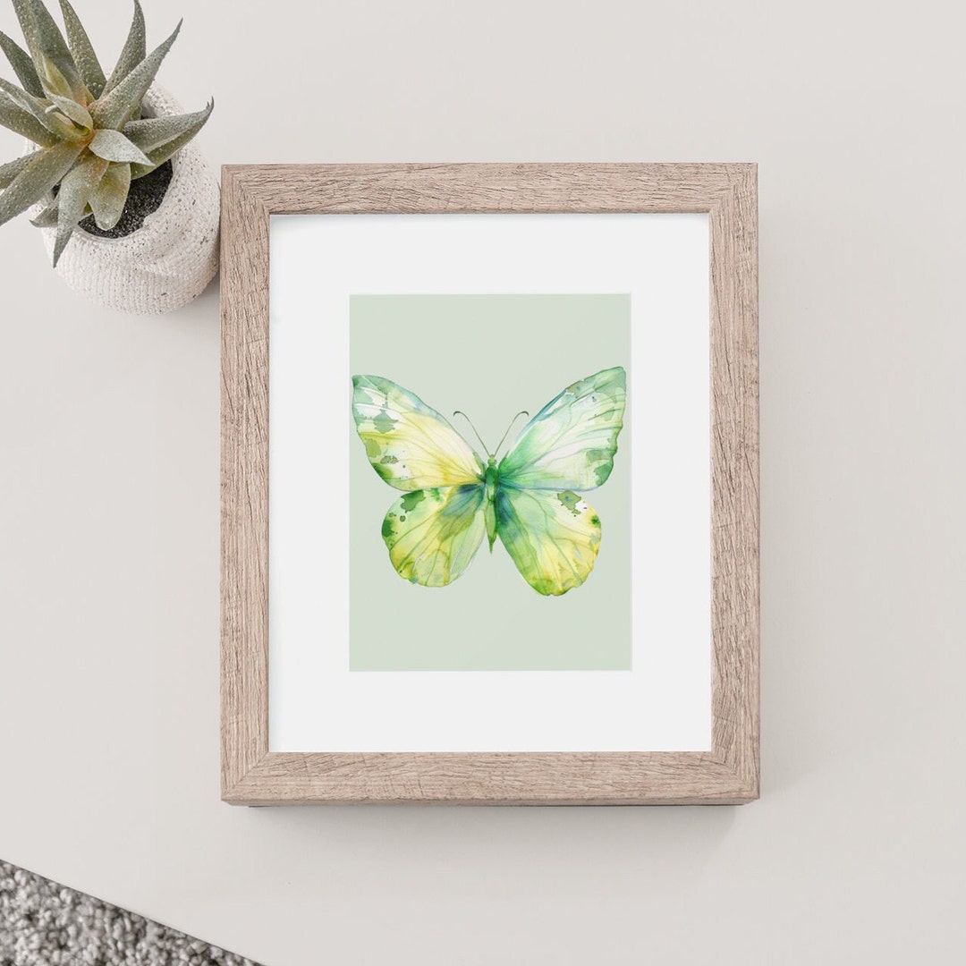 BUTTERFLY Art Print - Print Butterfly - Butterfly Original Art Print ...