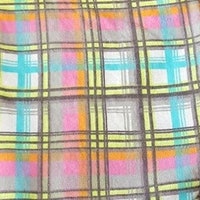 Neon Plaid - Etsy