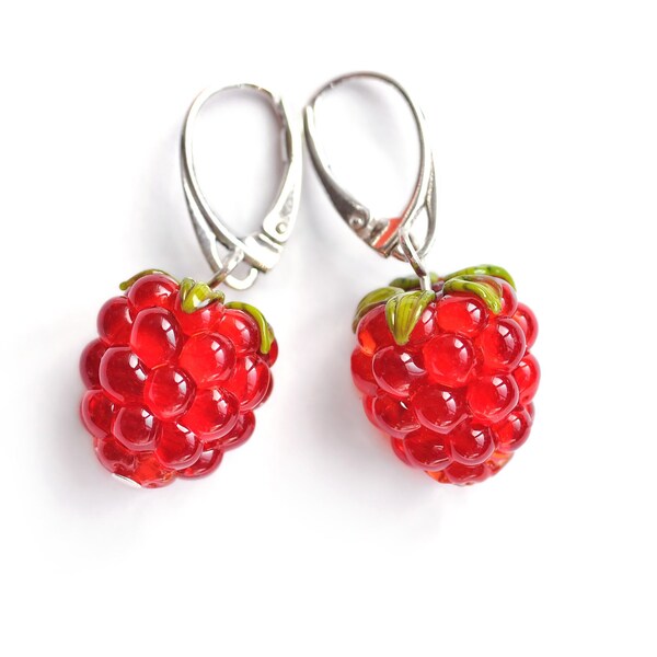 Lampwork Earrings - Etsy UK