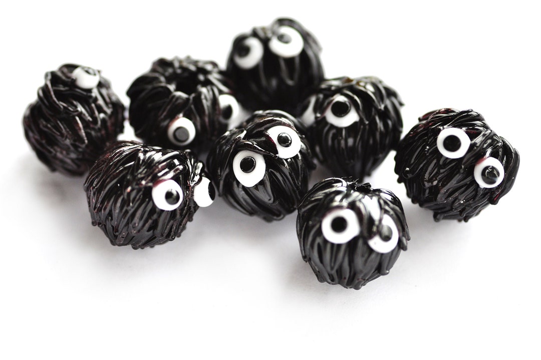 1 one Piece Makkuro Kurosuke/ Pitch-black Assistant/ Totoro Bead ...