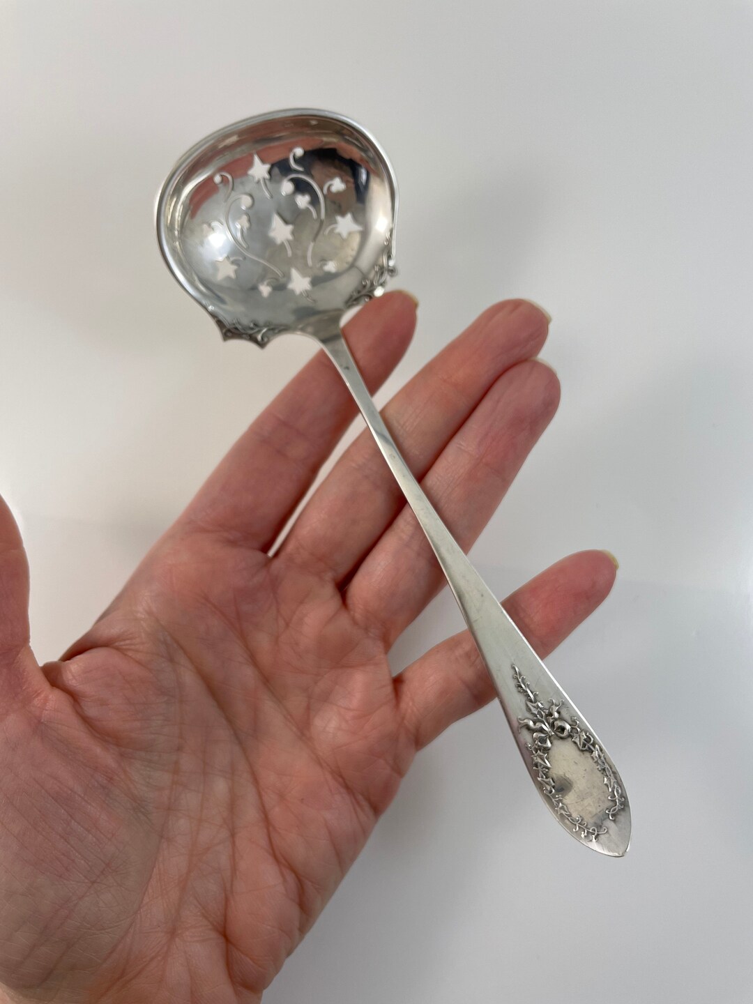 Sterling Bon Bon Spoon, Bow and Ribbon Design, Candy Spoon - Etsy