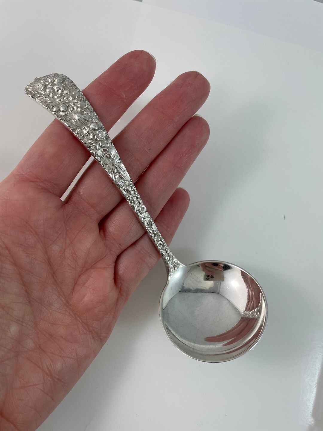 Stieff Sterling Ladle Repousse Rose Pattern, 5 Inch (smaller Size Ladel ...
