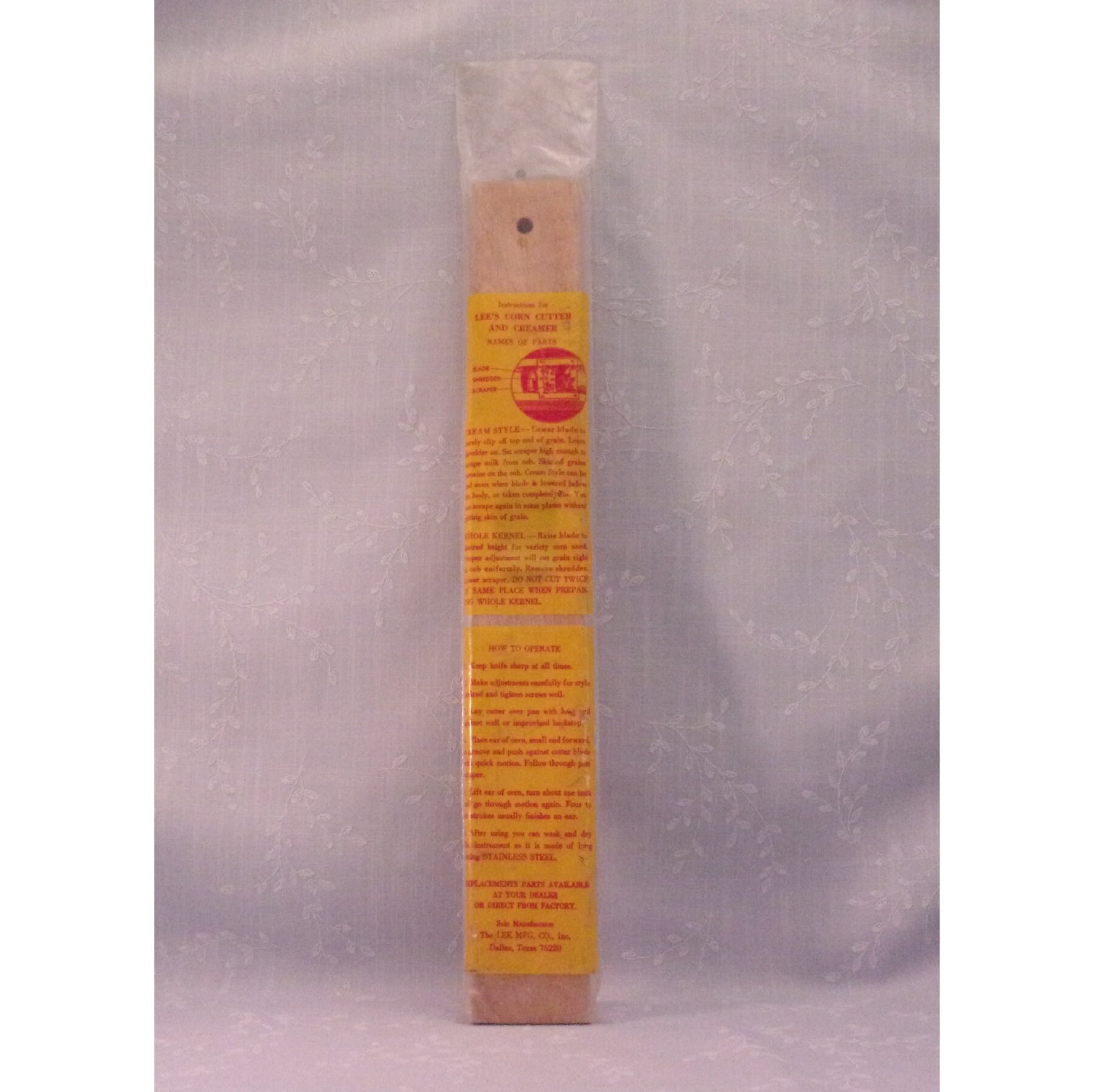 Vintage Kitchen Gadget. The Original Lee's Corn Cutter & Creamer. Cuts ...
