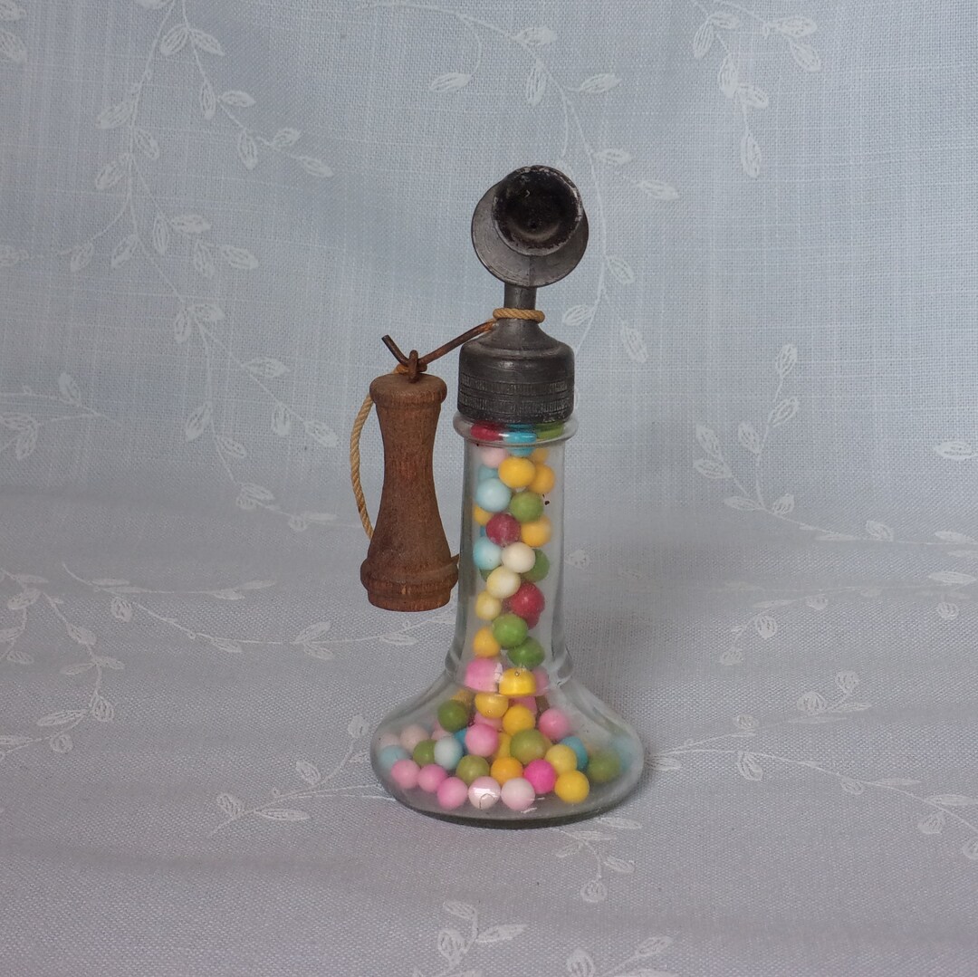 Scarce Antique Clear Blown Glass Candy Container. West Bros Co 1907 Toy ...