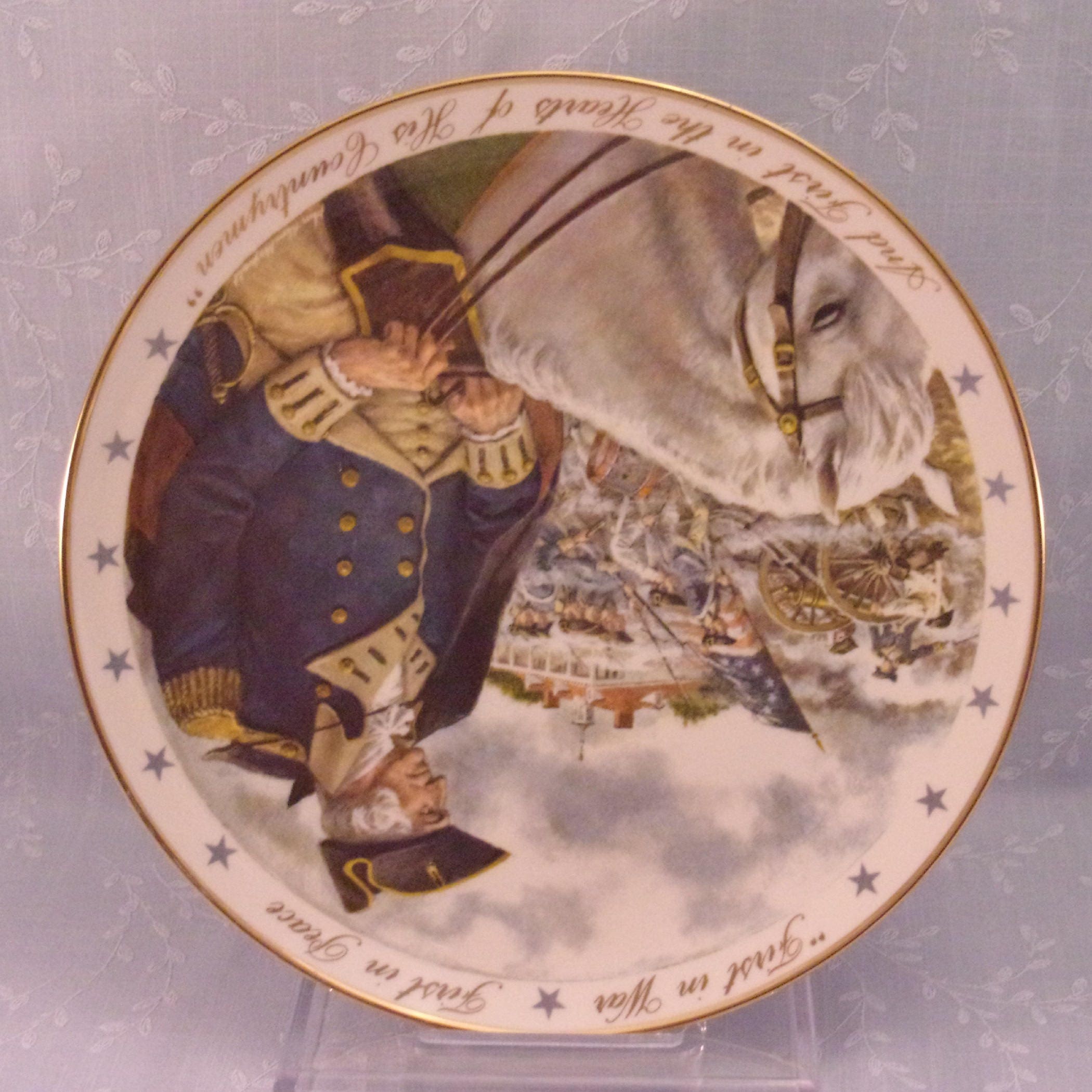 Vintage George Washington Collectible Plate. Limited Edition. Qkeb