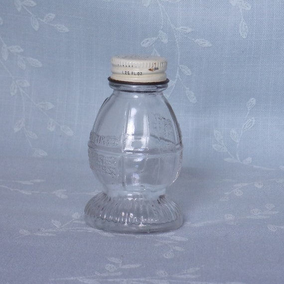 Vintage Glass Candy Container 1940s and 1950s Toy Ribbed Base | Etsy