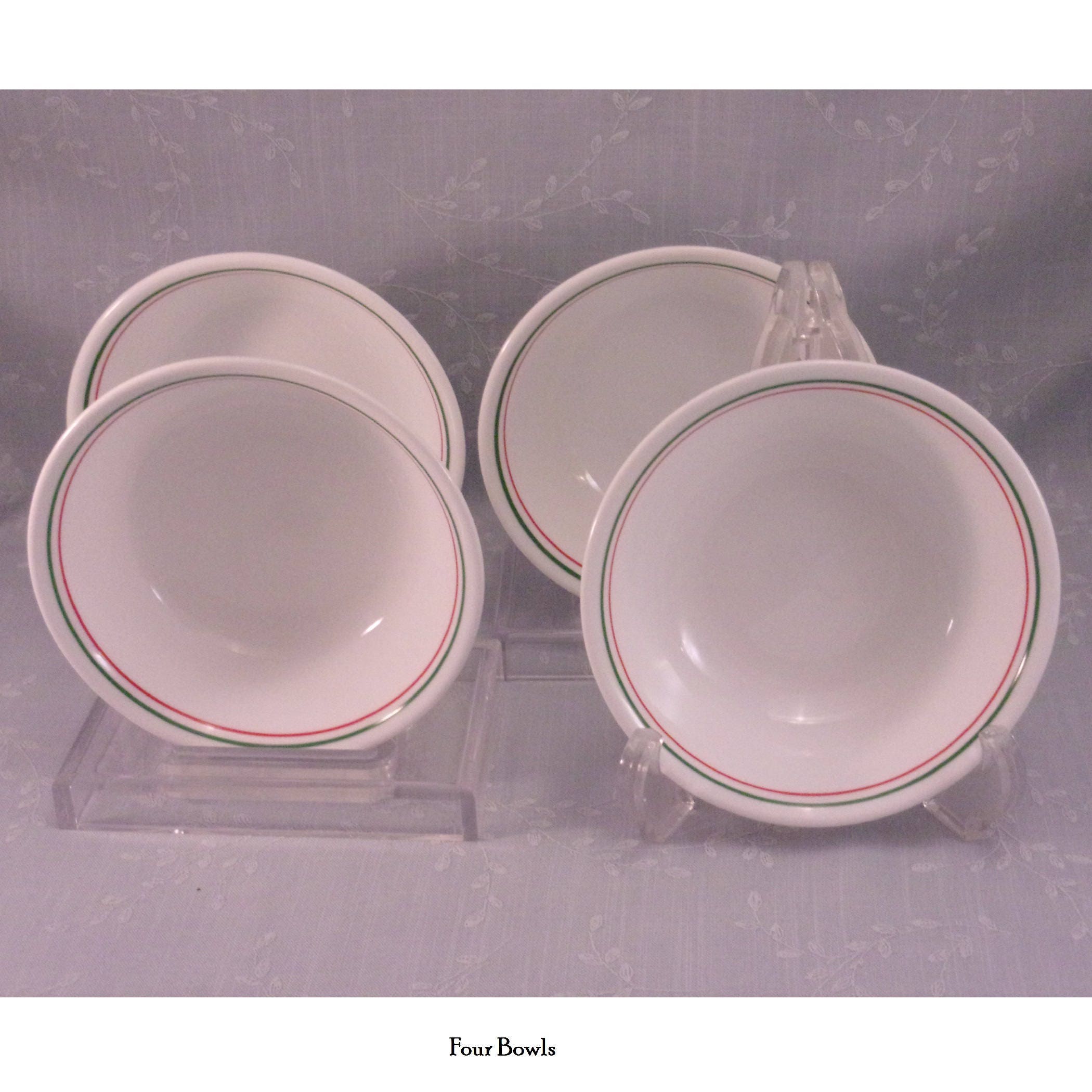 16 Pc Vintage 1991 Christmas Dinnerware Set for 4. Corelle by Corning ...