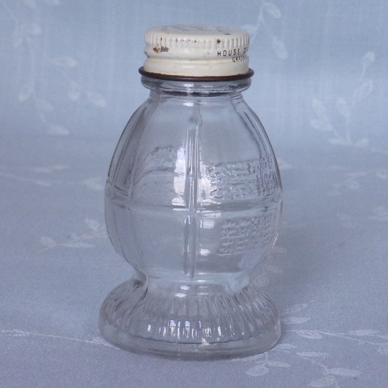 Vintage Glass Candy Container 1940s and 1950s Toy Ribbed Base - Etsy