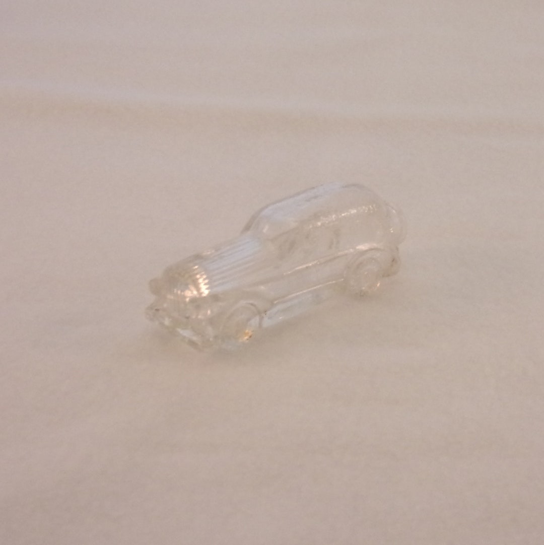 Vintage Figural Blown Clear Glass Candy Container Car. 1939 Stough Toy ...
