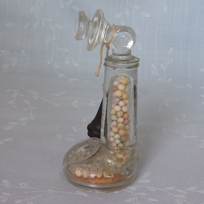 Vintage Glass Candy Container. 1940s Avor Victory Candlestick | Etsy