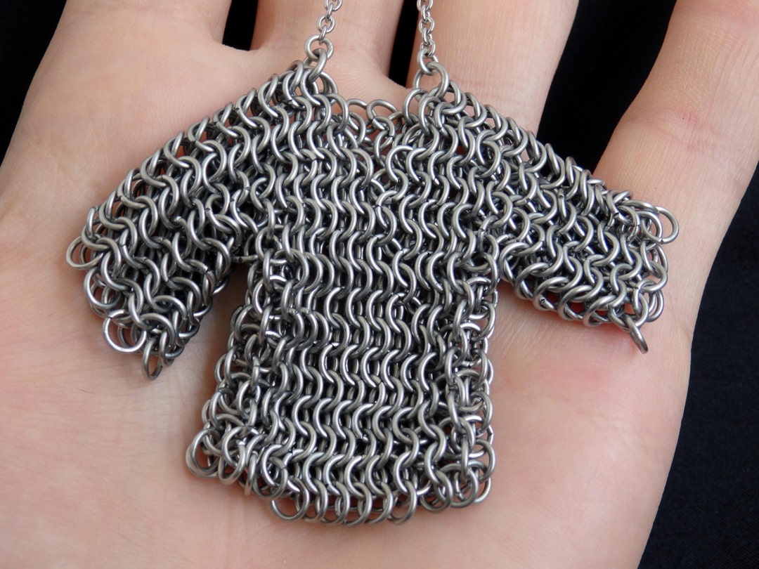 Stainless Steel Chainmaille Armour Keychain - Etsy