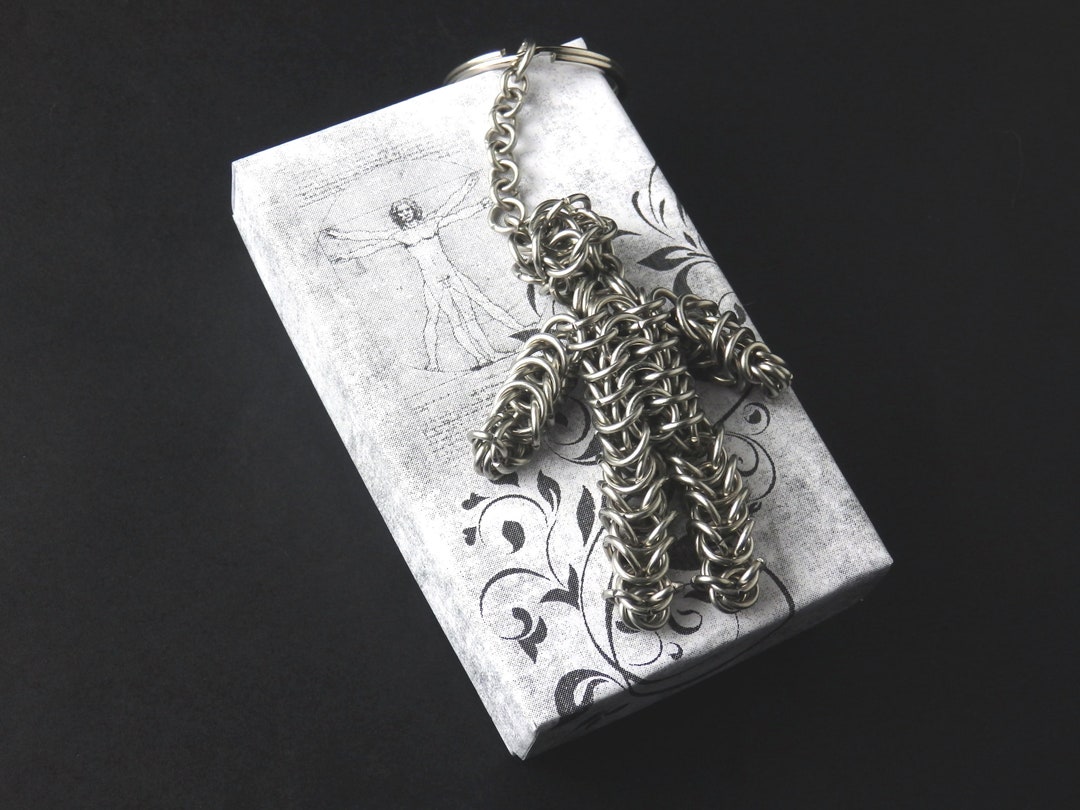 Dummy - Stainless Steel Keychain - Etsy