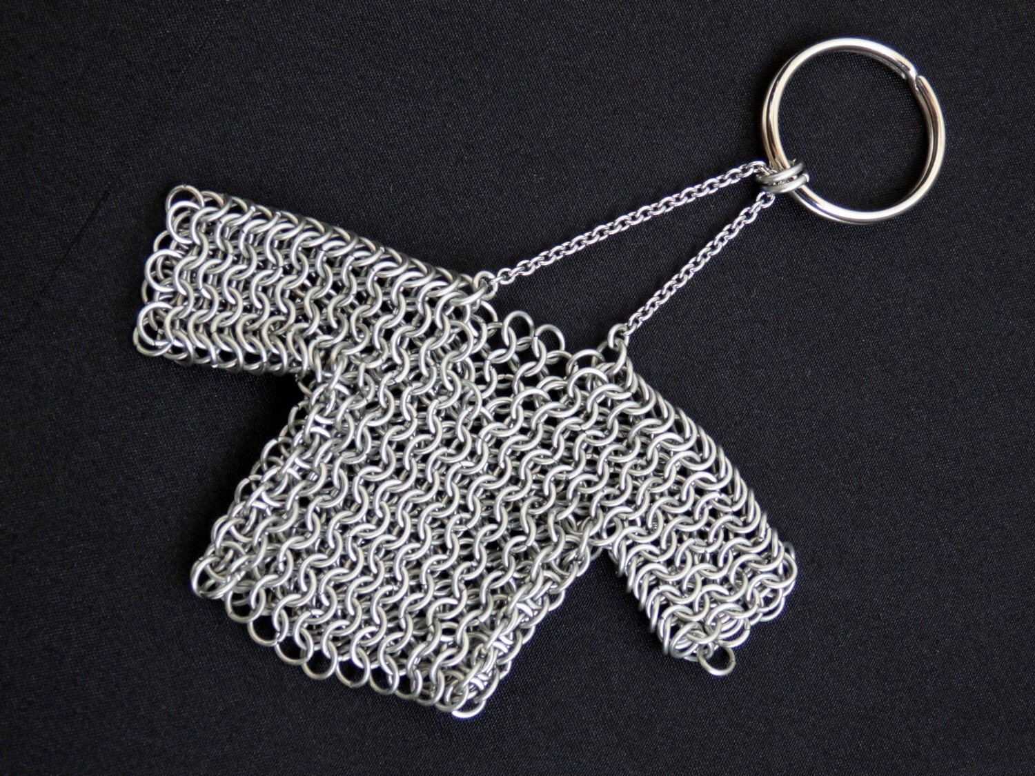 Stainless Steel Chainmaille Armour Keychain - Etsy