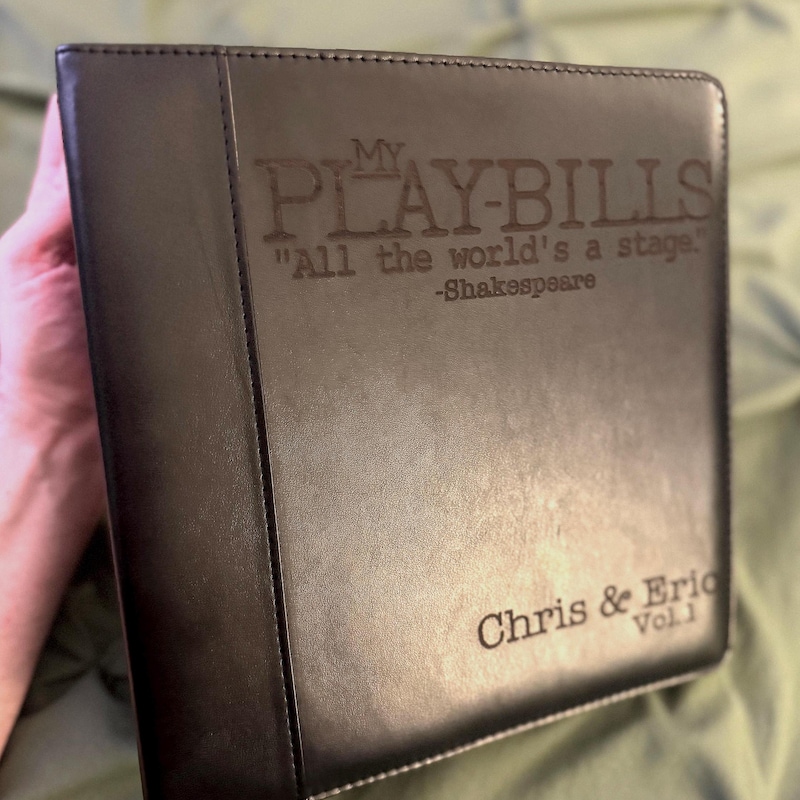 Leather Theater Journal - Etsy
