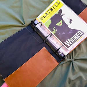 Custom Play-bill, Show-bill, Approx 1.5-2" Binder Album for Theatre ...