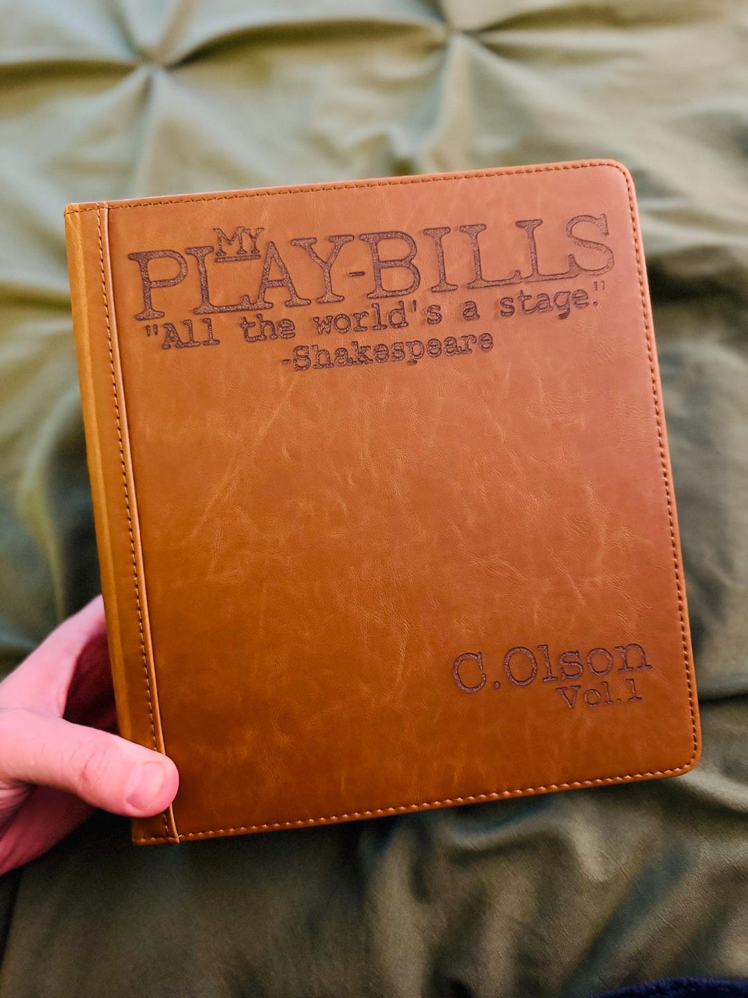 Custom Theatre Program Binder: Show Keepsake Album With 20 Pages - Etsy