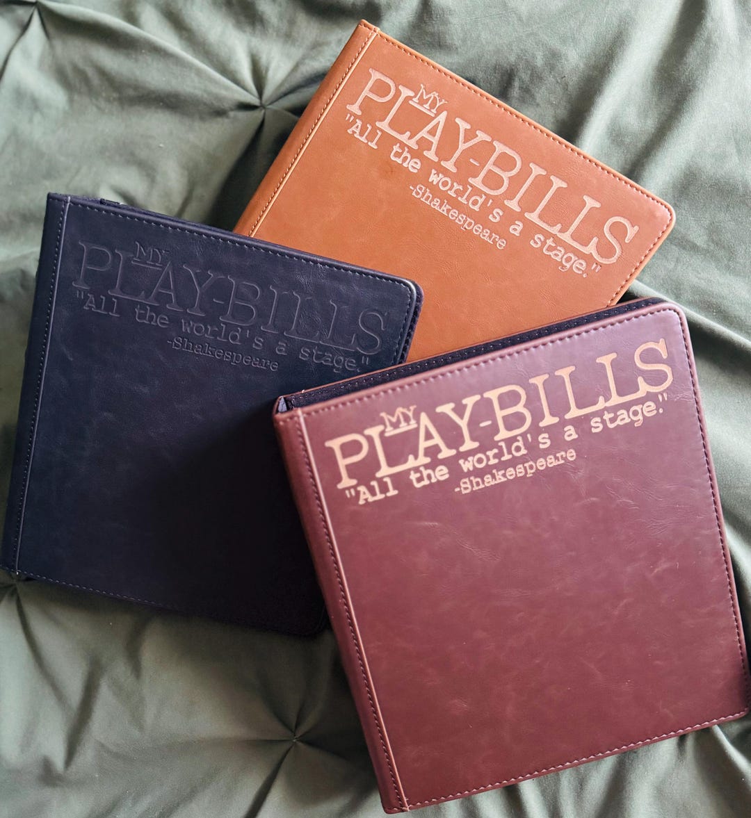 Custom Play-bill, Show-bill, Approx 1.5-2" Binder Album for Theatre ...