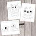 PRINTABLE Little Monster Coloring Pages. Kids Party Games, Birthday ...