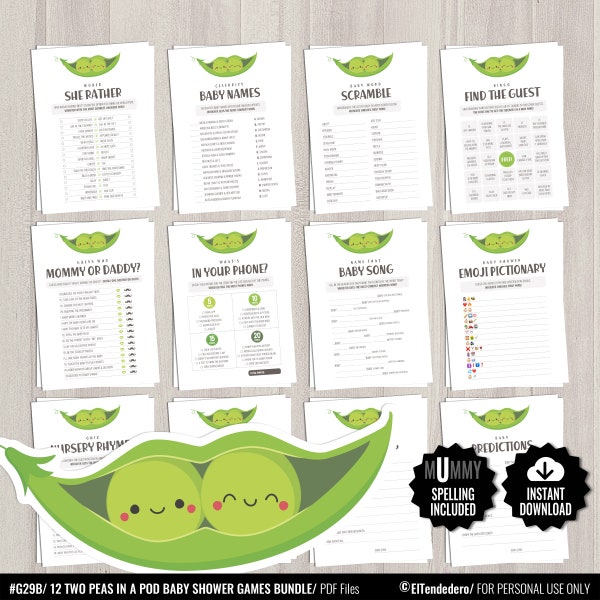 Two Peas in a Pod - Etsy