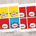 Superhero Place Cards. Editable Buffet Cards. Food Tent Cards ...