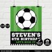 SELF EDITABLE Soccer Sign. Printable Kids Birthday Party Sign. Football ...