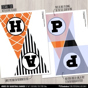 Basketball Banner - Sports Birthday Bunting Banner Decor. Printable ...