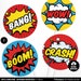 Superhero Centerpieces. Comic Book Theme Table Centerpieces Super Hero ...