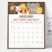 SELF EDITABLE Due Date Calendar. Guess Baby Due Date Game. - Etsy