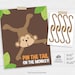 Pin the Tail on the Monkey, Safari Kids Party Games. Jungle Birthday ...