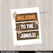 Safari Party Signs Package. Printable Baby Shower Safari Tour Signs ...