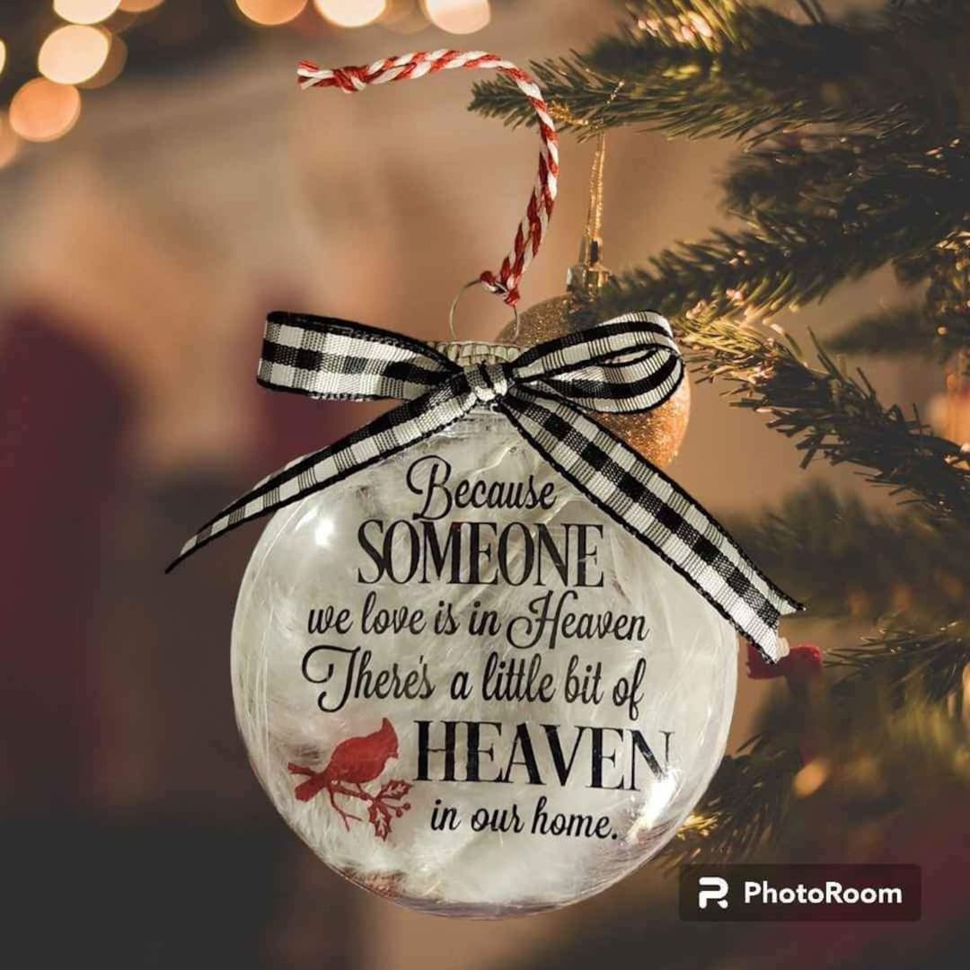 Red Cardinal * in Memory * Christmas Ornament / Loved One in Heaven - Etsy