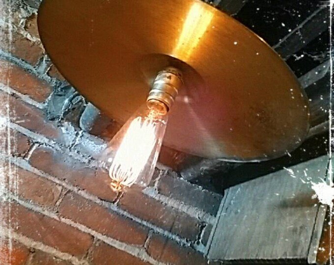 Repurposed Hi-hat Cymbal Pendant Light - Etsy