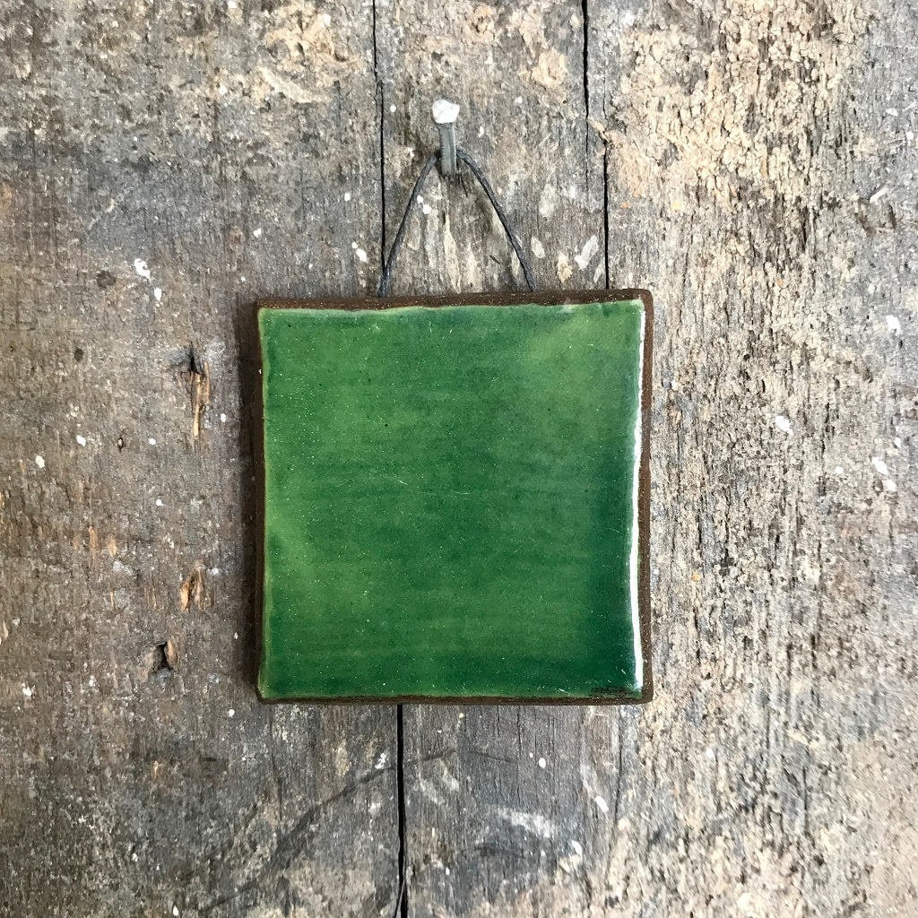 Green Handmade Tiles 45x45 Mm. for the Craft Lover. - Etsy