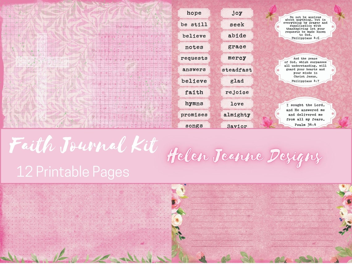 Faith Journaling Pages / Prayer Journal Printables / Junk - Etsy