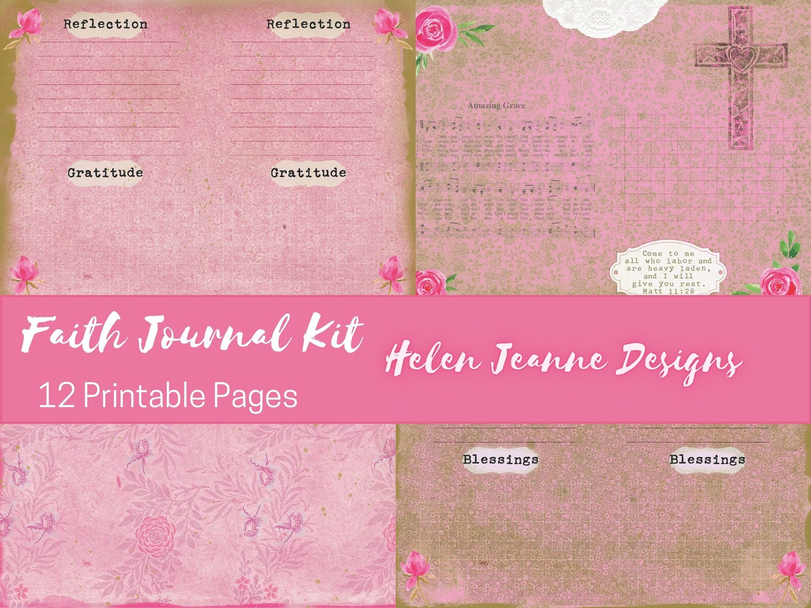 Faith Journaling Pages / Prayer Journal Printables / Junk - Etsy