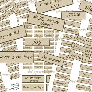 Inspirational Words, Digital Journal Words, Journal Word Prompts, Junk ...