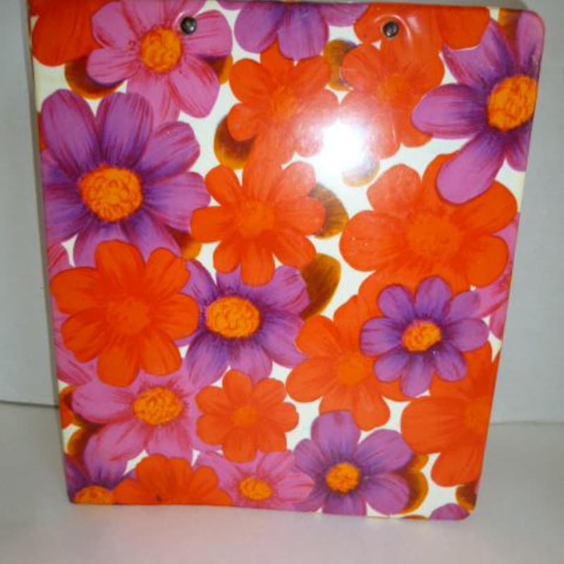 Vintage 70s 3 Ring Binder - Etsy