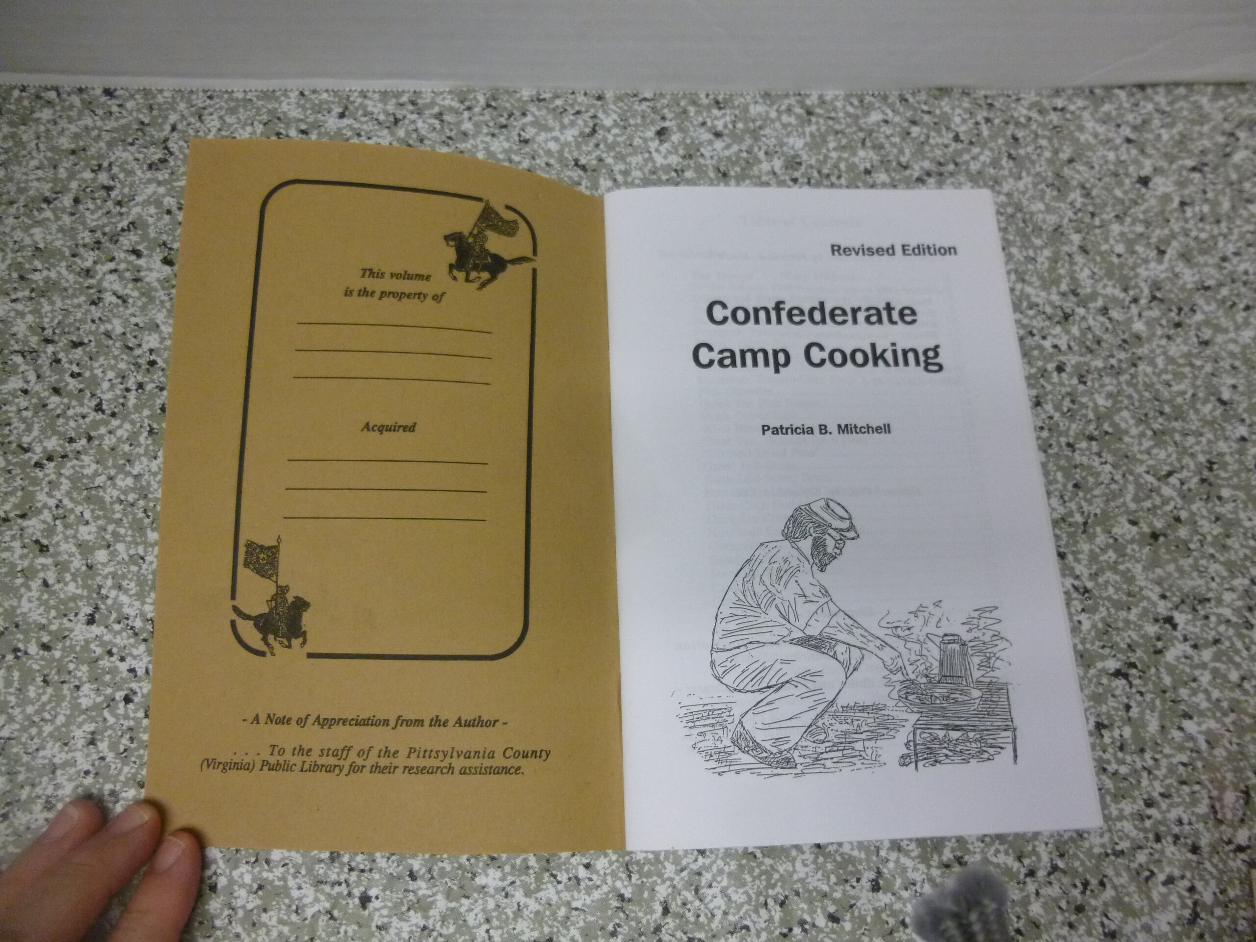 Confederate and Union Army Camp Cooking Books, Civil War Recipes by ...