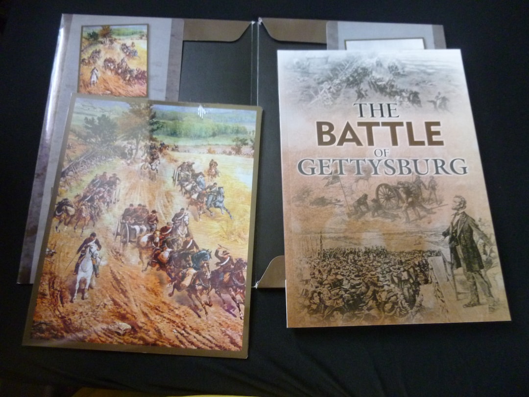 Battle of Gettysburg Book and Prints, Civil War History, 8x10 - Etsy