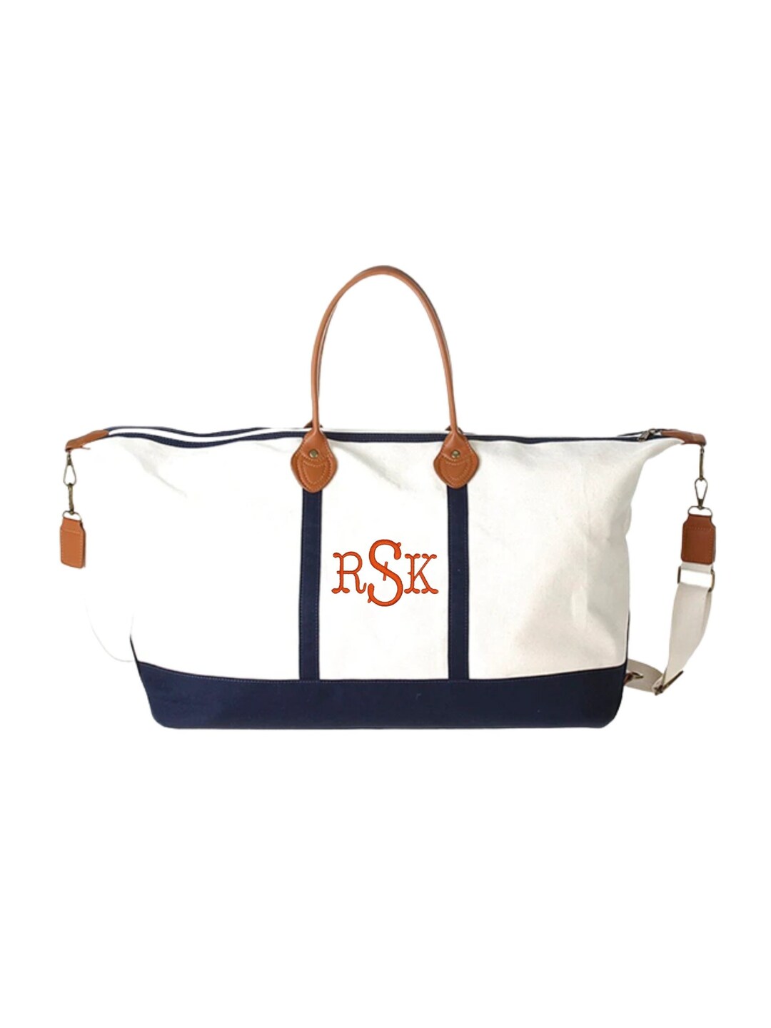 Canvas Monogrammed Weekender, Weekender Bag, Monogram Weekender ...