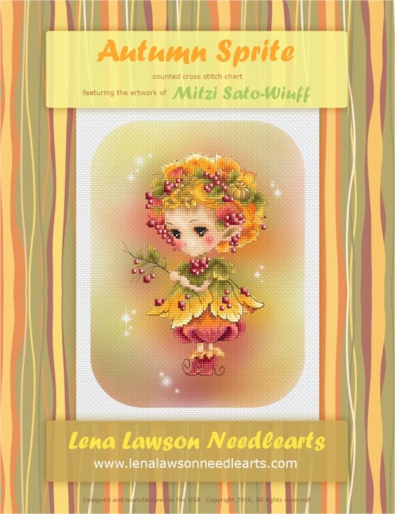 Craft Supplies & Tools Hawaiian Dancer Sprite Mitzi Sato-Wiuff Cross ...