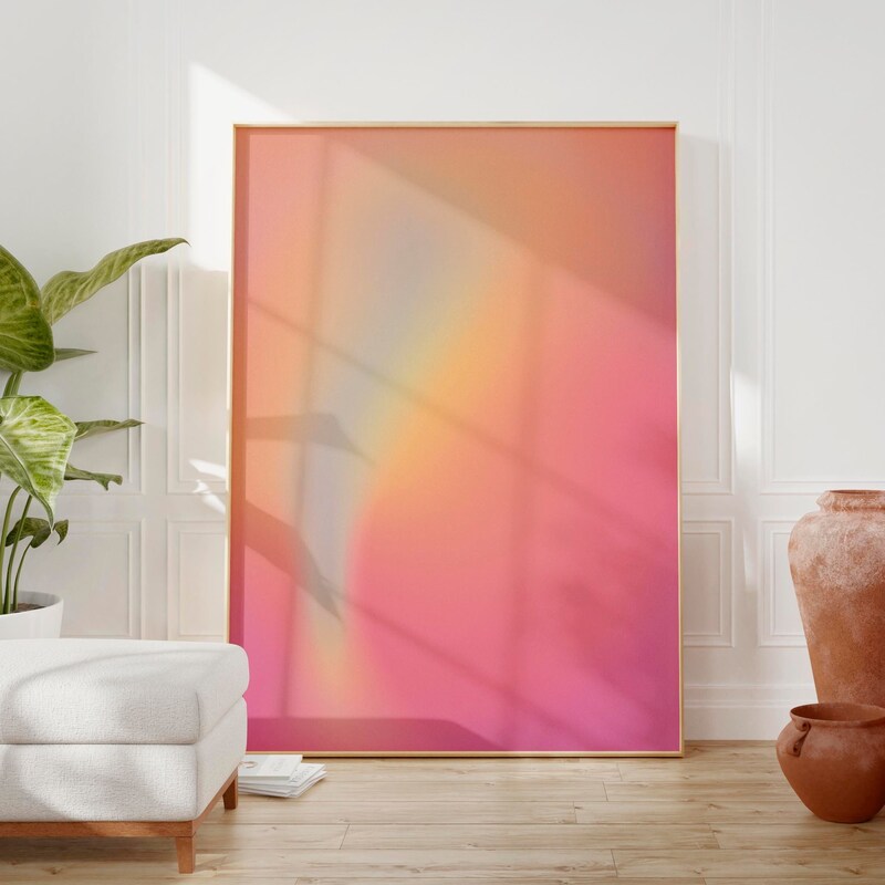 Gradient Art Print - Etsy