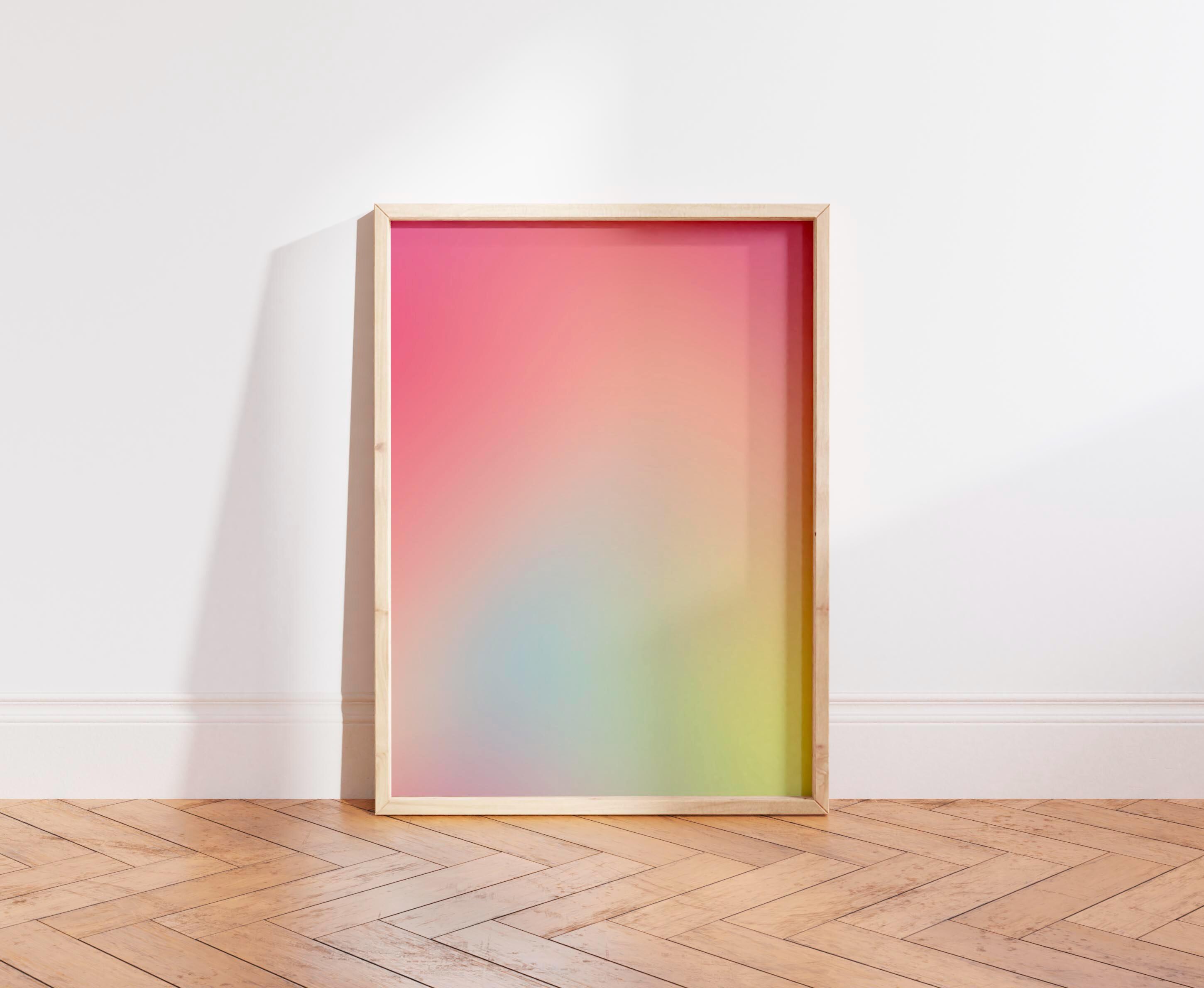 Ombre Gradient Art Print, Retro Modern Wall Decor (digital Download) - Etsy