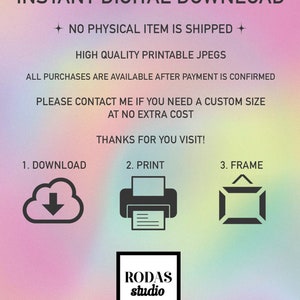 Retro Gradient Print Aura Art Print Gradient Wall Art Y2k Decor Print ...