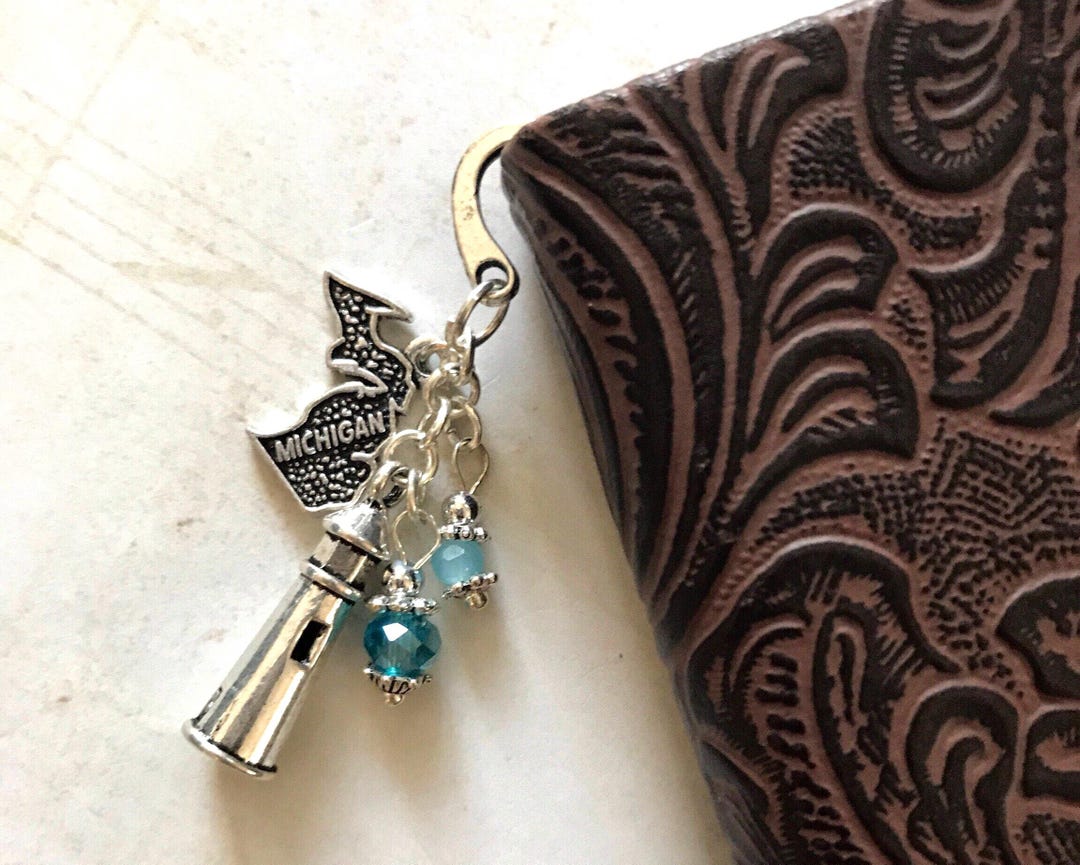 Michigan Bookmark, Lighthouse Bookmark, Michigander Gift, Great Lakes ...