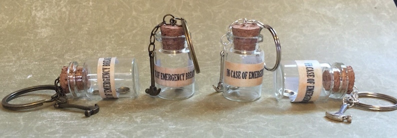 Emergency Spoon in a Bottle Keychain Key Ring Spoonie Chronic | Etsy